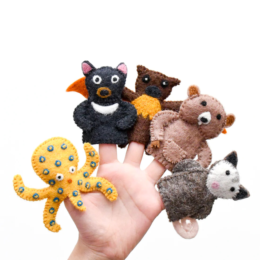 Tara Treasures Australian Animals Finger Puppet Set E | Tiny Paper Co.