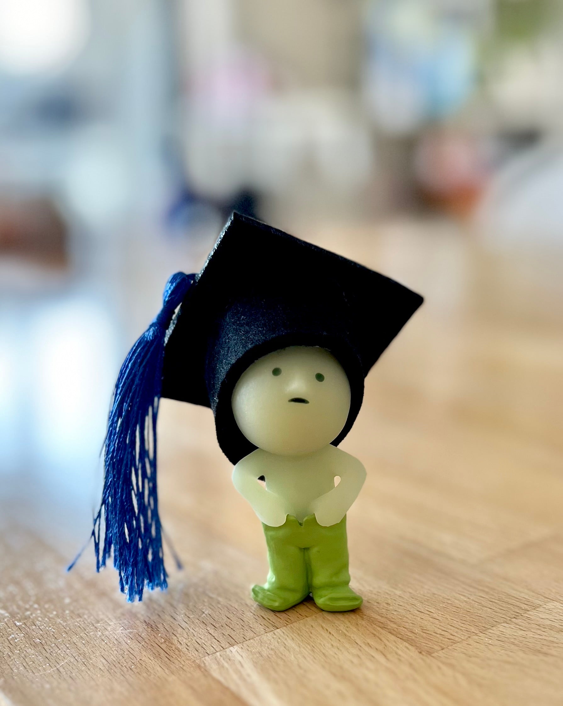 Tiny Graduation Hat for Smiski | Tiny Paper Co. Melbourne Toy Store