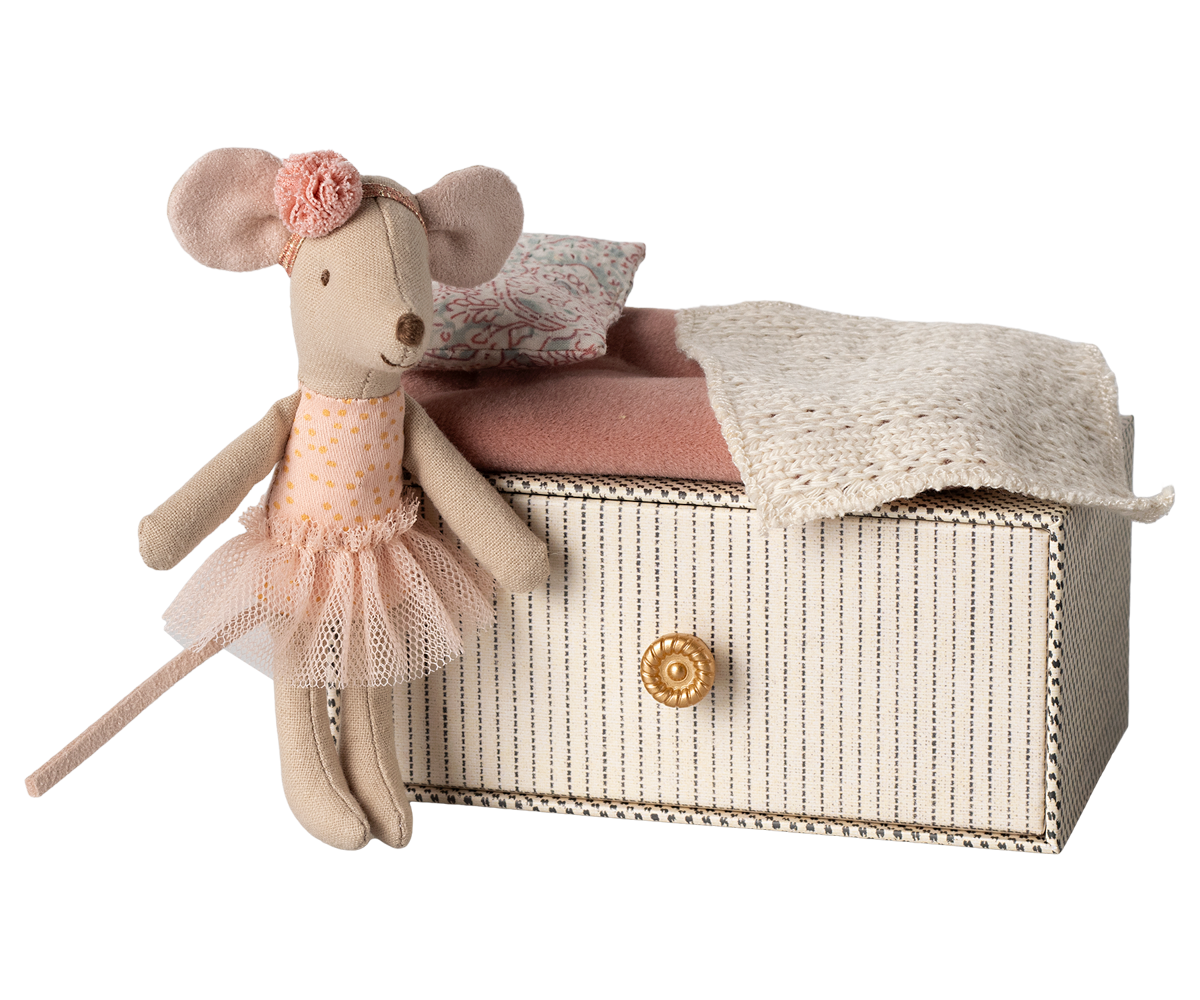 Dance Mouse in Daybed Little Sister | Tiny Paper Co.