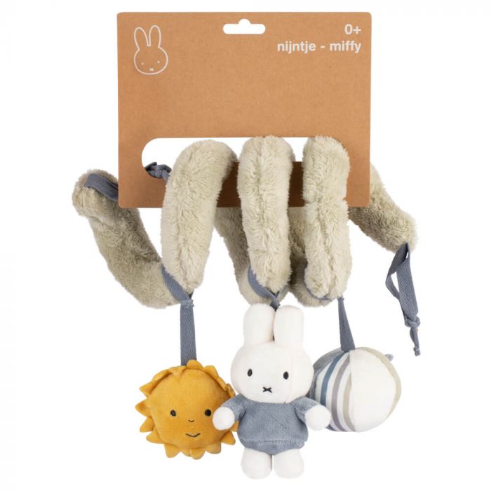 Fluffy Spiral Toy Blue/Green | Miffy | Tiny Paper Co. Melbourne Toy Store