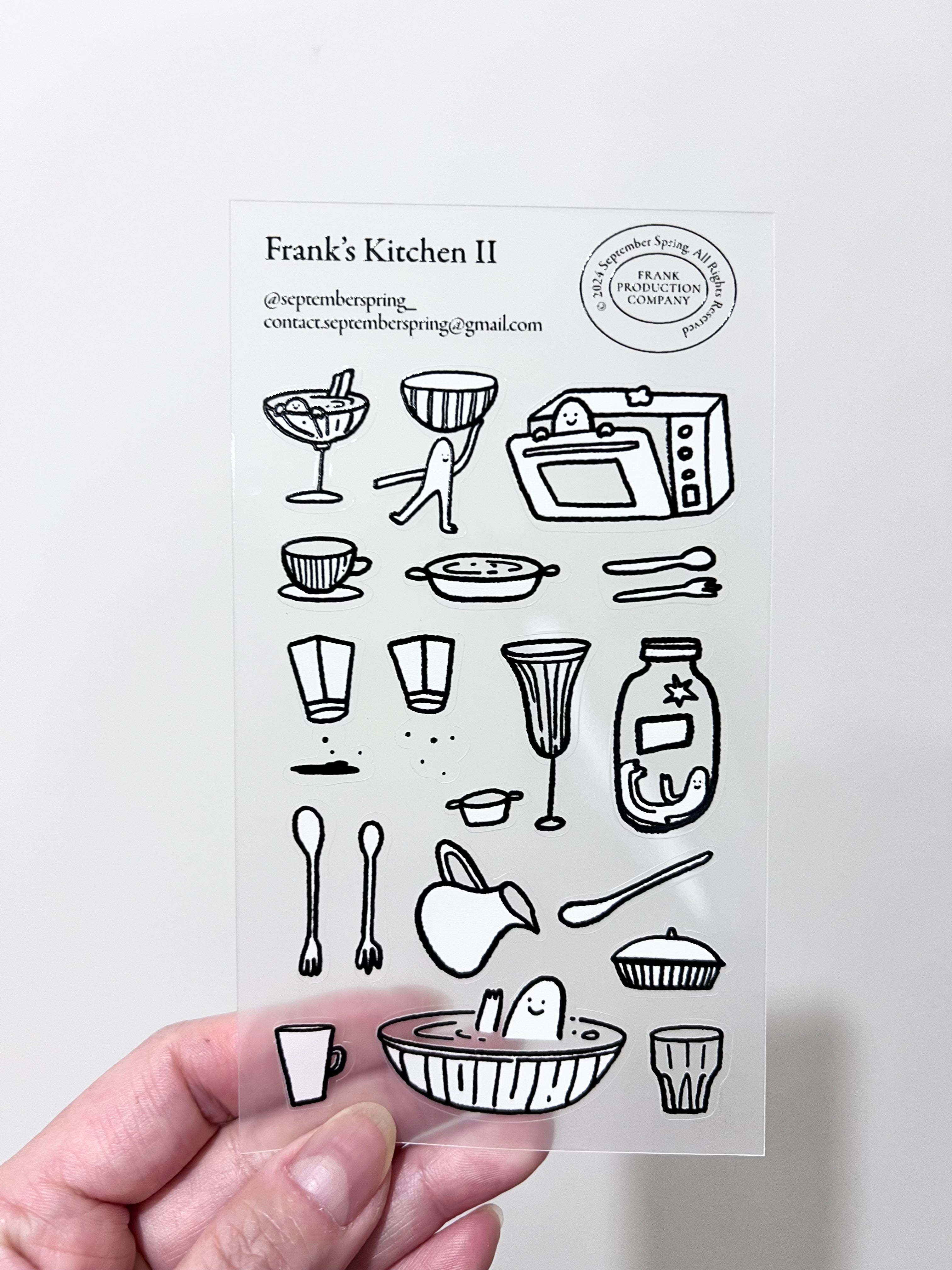 Frank's Kitchen II - Stickers | September Spring – Tiny Paper Co.