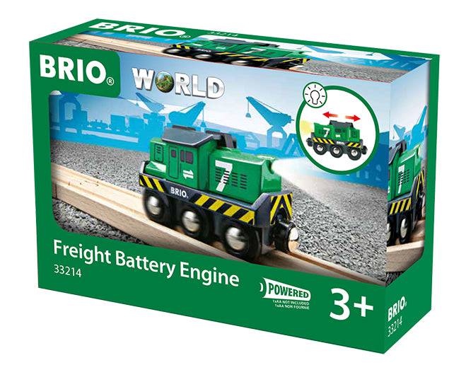 Freight Battery Engine | Brio | Tiny Paper Co.