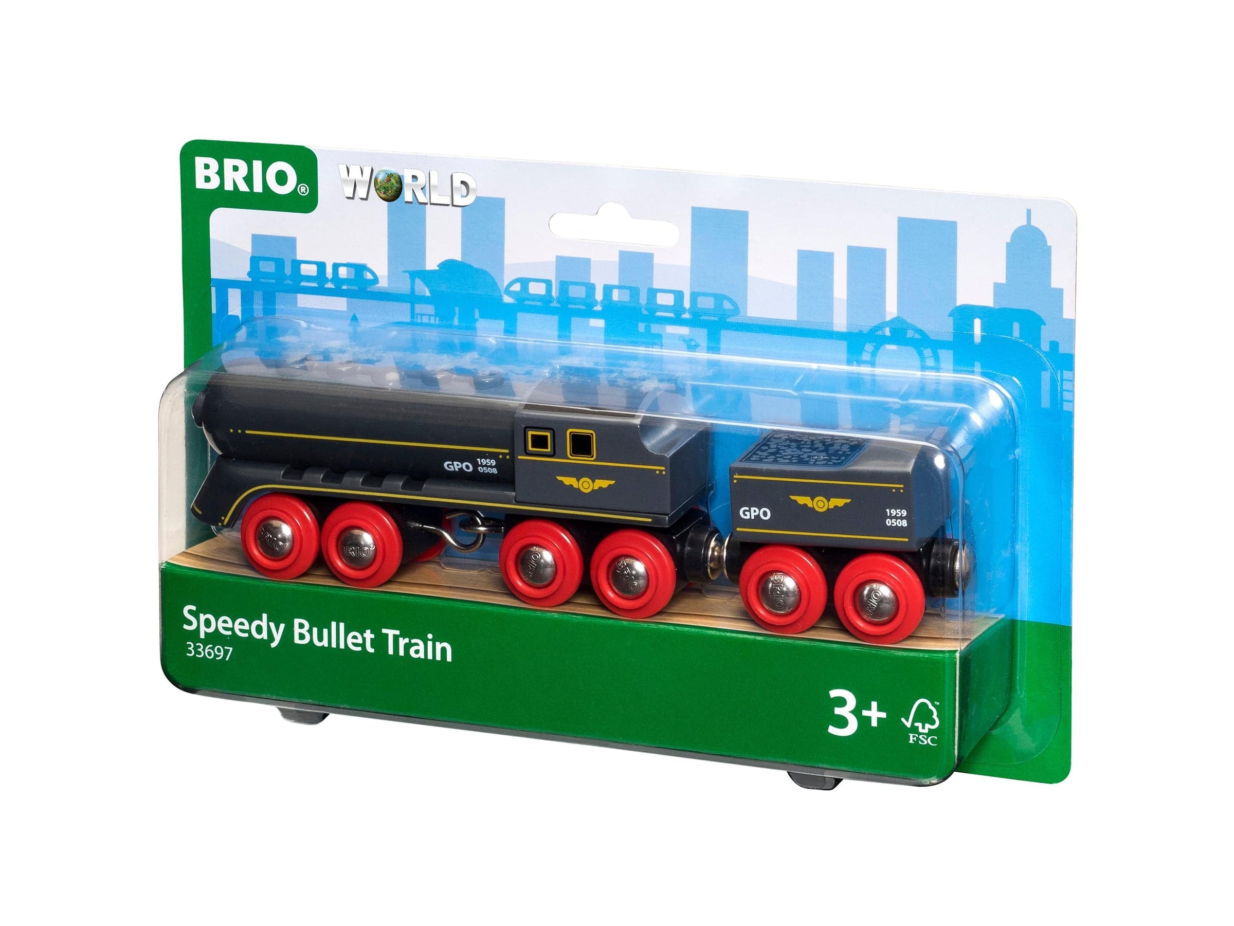 Speedy Bullet Train 2 pieces | Brio | Tiny Paper Co.