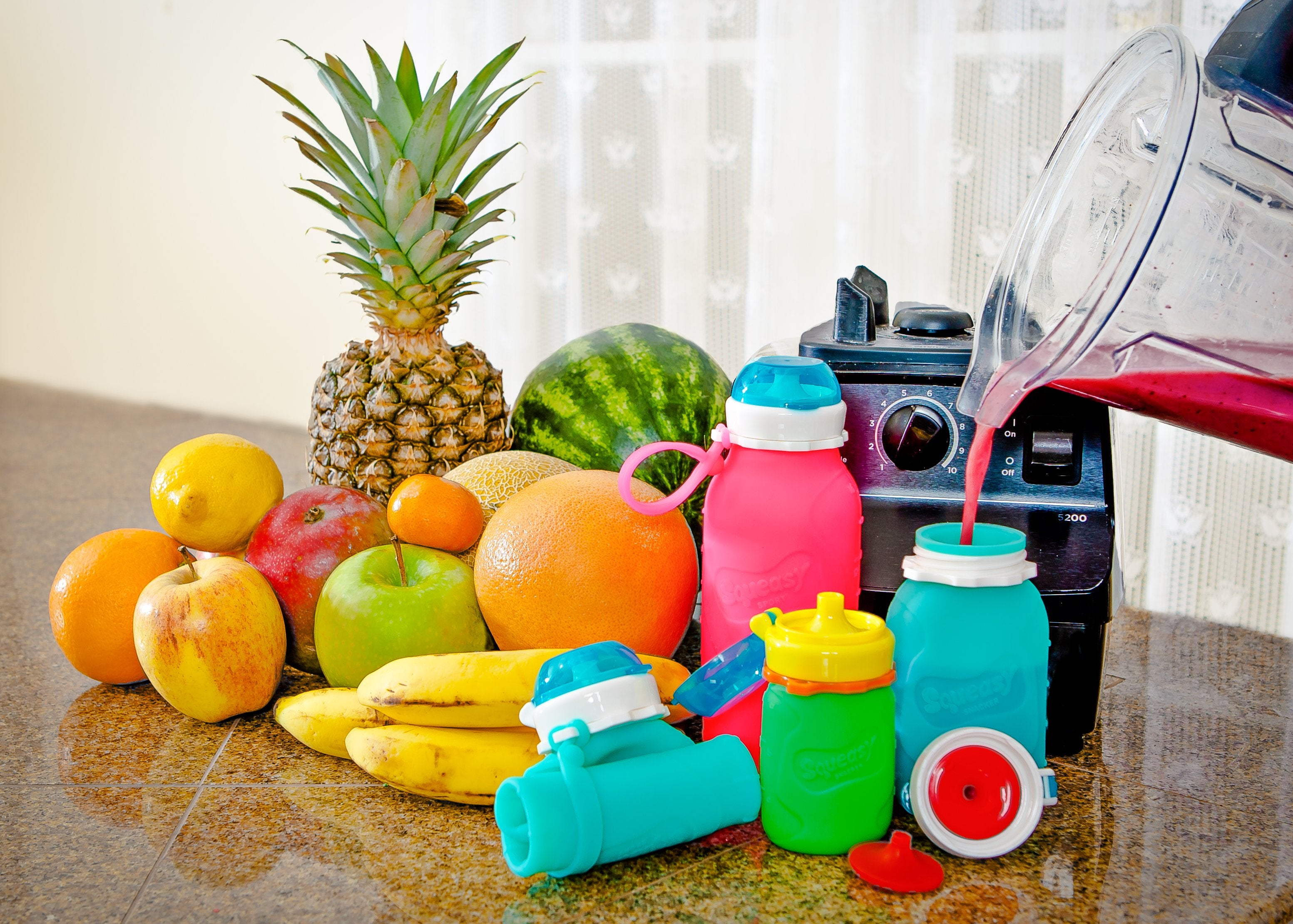 Squeasy Snacker Silicone Food Pouch | Tiny Paper Co. Melb Australia