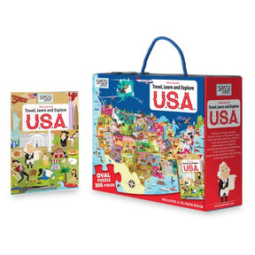 Sassi USA Puzzle | Tiny Paper Co. Afterpay Toy Store Australia