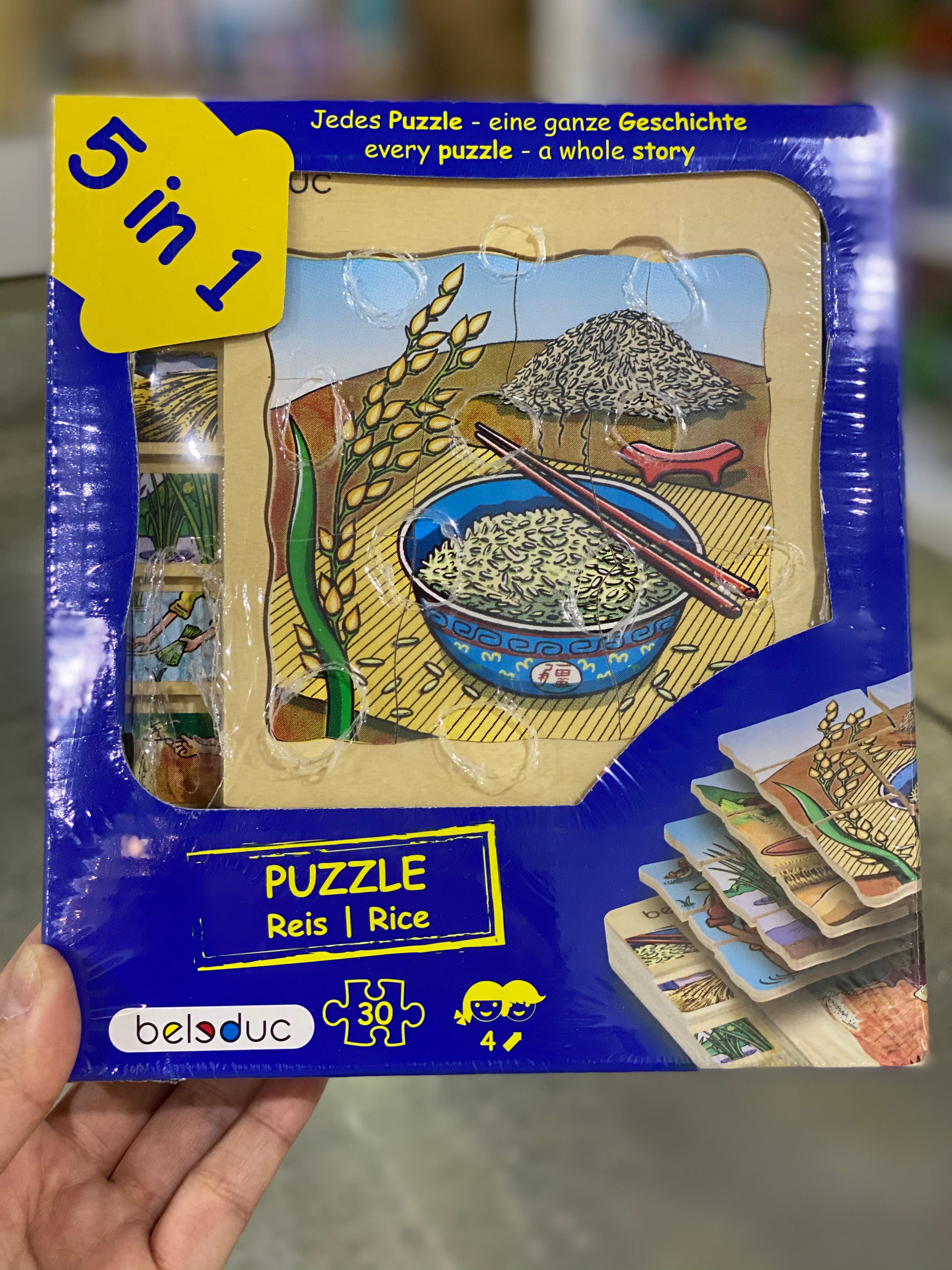 Beleduc Five Layer Rice Puzzle | Tiny Paper Co. Afterpay Toy Store ...